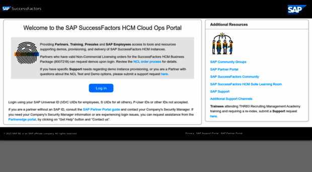 hxmcloudops.successfactors.com - HCM Cloud Operations Portal - Hxm ...