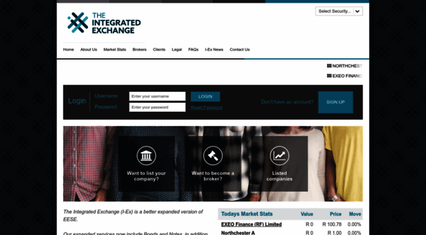 i-ex.co.za - I-Ex | The Integrated Exchange - I Ex