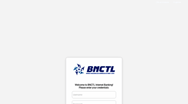 ibanking.bnctl.tl - BNCTL Internet Banking - I Banking BNCTL