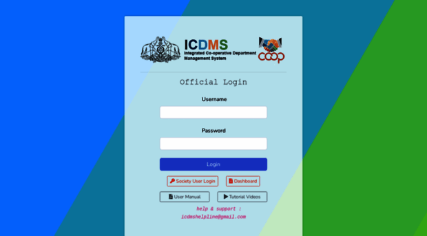 icdms.kerala.gov.in - Integrated Co-operative Depart... - ICDMS Kerala