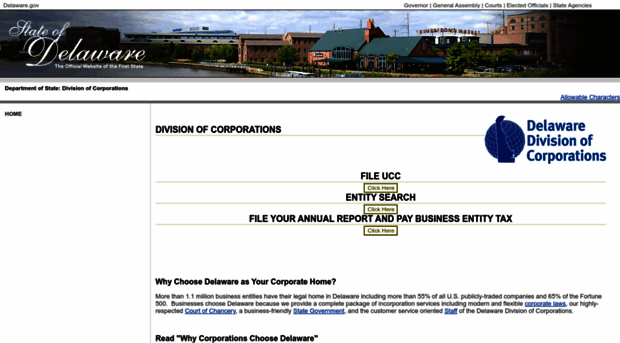 icis.corp.delaware.gov - DIVISION OF CORPORATIONS - Icis Corp Delaware