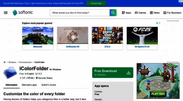 icolorfolder.en.softonic.com - iColorFolder - Download - IColorFolder ...