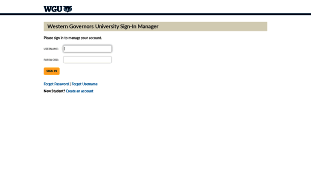 idm.wgu.edu - WGU Sign-In Manager - Idm WGU