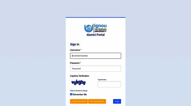 ignoualumni.samarth.edu.in - SAMARTH-IGNOU - IGNOU Alumni SAMARTH Edu