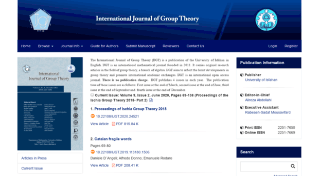 ijgt.ui.ac.ir - International Journal of Group... - Ijgt Ui