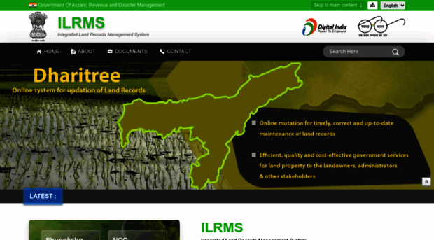 ilrms.assam.gov.in - ILRMS-Integrated Land Records ... - ILRMS Assam