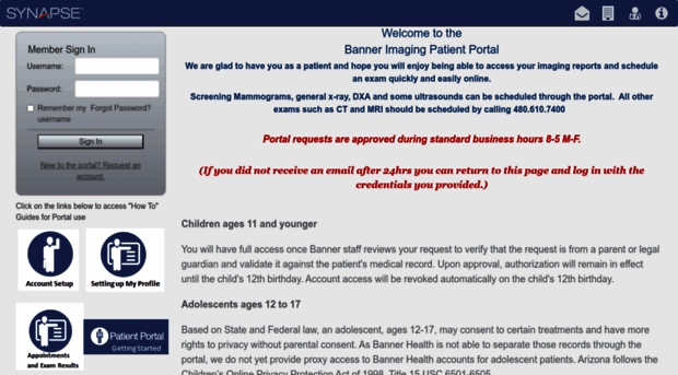 imagingportal.bannerhealth.com - Sign In - Imagingportal Bannerhealth