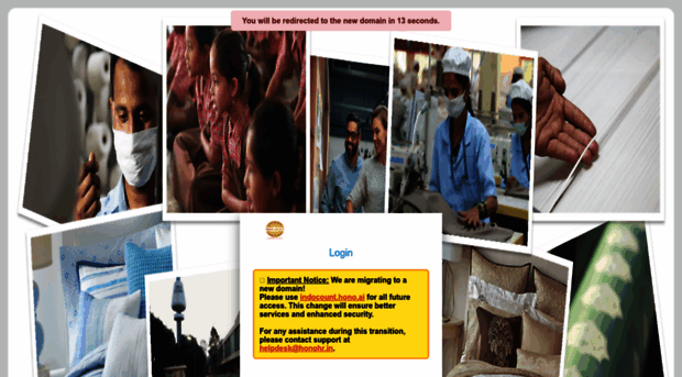 indocount.honohr.com - Login - Indocount Honohr