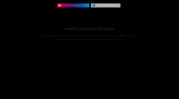 infield-label-form-template.webflow.io - Infield Top Aligned Labels For ...