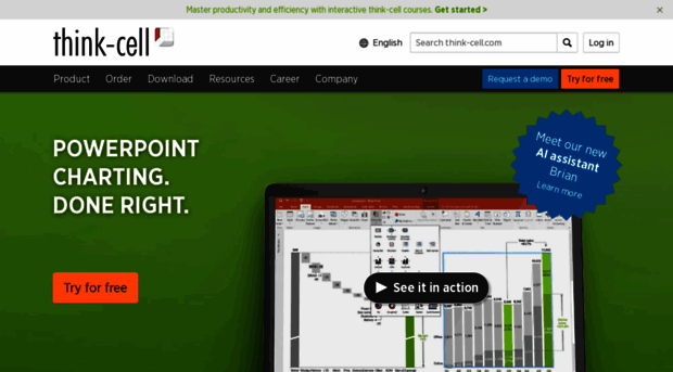 info.think-cell.com - PowerPoint software for charts... - Info Think Cell