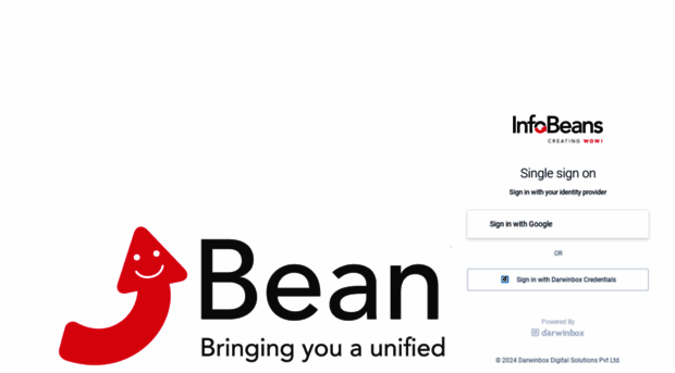 infobeans.darwinbox.in - InfoBeans : Login - Info Beans Darwinbox