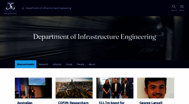 infrastructure.eng.unimelb.edu.au - Department of Infrastructure E ...