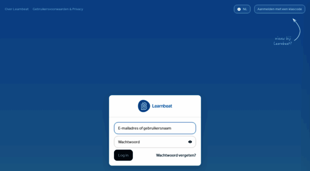 inloggen.learnbeat.nl - Inloggen Learnbeat - Inloggen Learnbeat