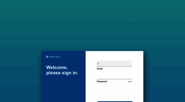 insights.visiblealpha.com - Login - Insights Visiblealpha