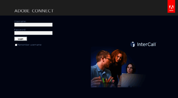 intercall.adobeconnect.com - Adobe Connect Central Login - Intercall ...