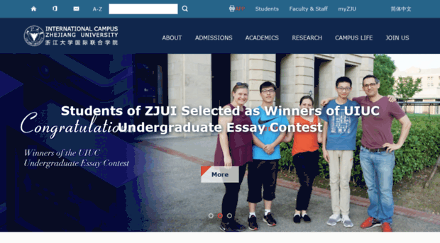 intl.zju.edu.cn - International Campus Zhejiang ... - Intl Zju