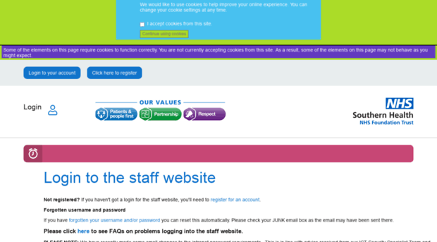 intranet.southernhealth.nhs.uk - Intranet Southernhealth