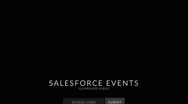 invite.salesforce.com - Salesforce Events - Invite Salesforce