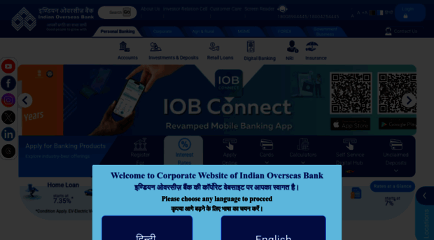 iob.bank.in - Indian Overseas Bank - Iob Bank