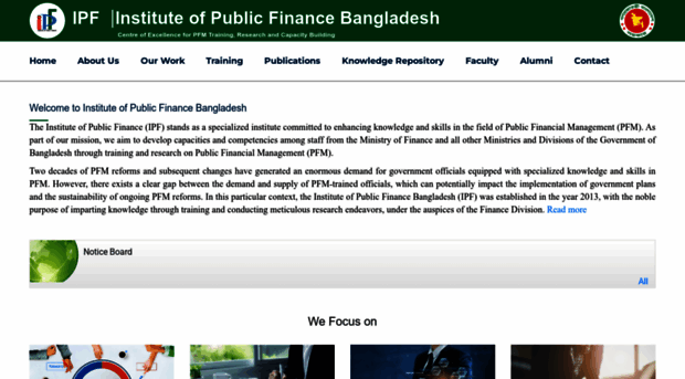 ipf.org.bd - Institute of Public Finance Ba... - Ipf