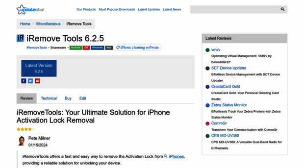 iremove-tools.updatestar.com - iRemove Tools 6.2.5 - Download - IRemove ...