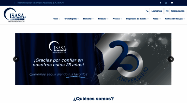 isasa.com.mx - ISASA – Instrumentación y Serv... - ISASA