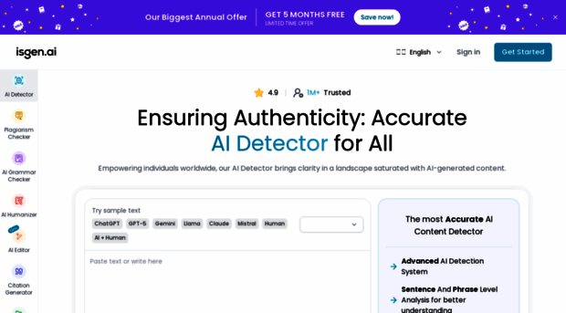 Isgenai Ai Detector The Most Accurat Isgen 5481