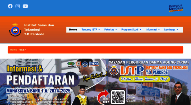 istp.ac.id - INSTITUT SAINS DAN TEKNOLOGI T... - Istp