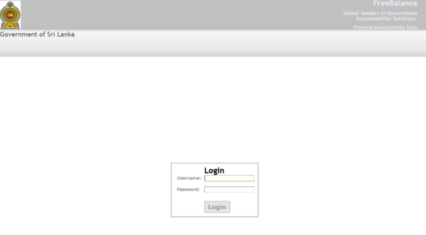 itmis.treasury.gov.lk - FreeBalance - Itmis Treasury