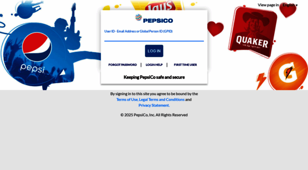 iwa.mypepsico.com - PepsiCo - Sign In - Iwa My Pepsi Co