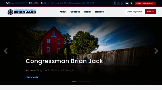 jack.house.gov - Congressman Brian Jack | Repre... - Jack House