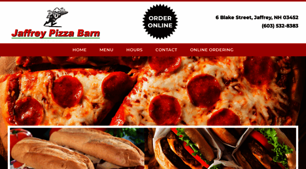 jaffreypizzabarn.com - Jaffrey Pizza Barn | Takeout R... - Jaffrey ...