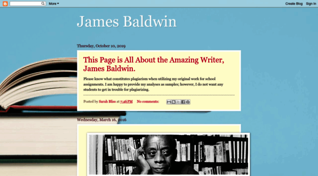 jamesbaldwinwriter.blogspot.com - James Baldwin - James Baldwin Writer ...