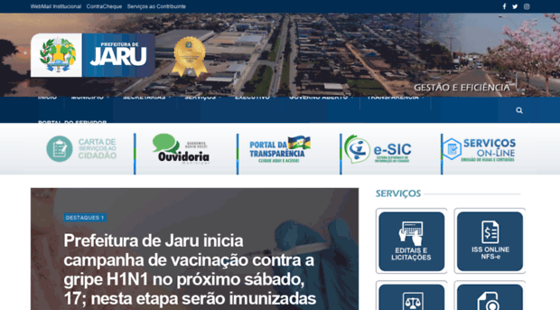 jaru.ro.gov.br - Prefeitura do Município de Jar... - Jaru Ro