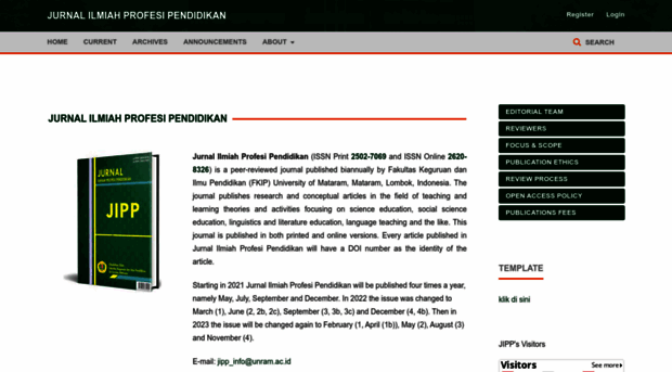 jipp.unram.ac.id - Jurnal Ilmiah Profesi Pendidik... - Jipp Unram