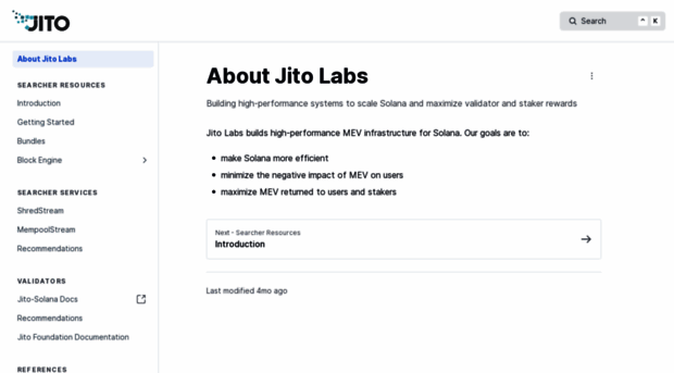 jito-labs.gitbook.io - GitBook - Jito Labs Git Book