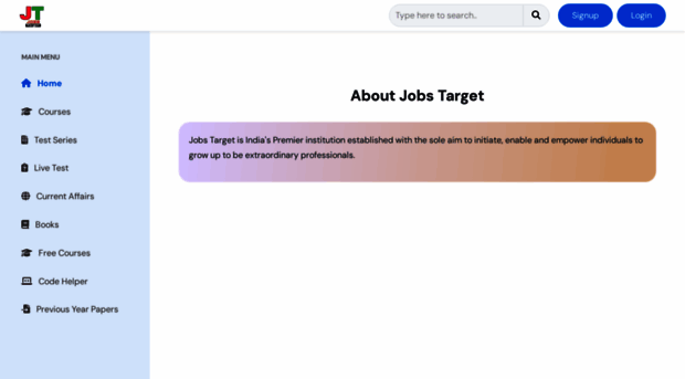 jobstarget.classx.co.in - Jobs Target - Jobs Target Classx