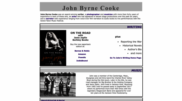 johnbyrnecooke.com - John Byrne Cooke - John Byrne Cooke