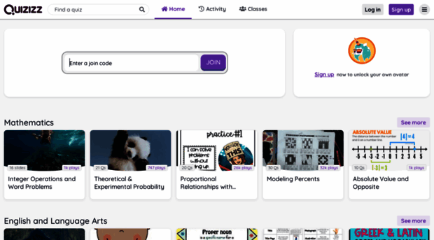 joinmyquiz.com - For students - Enter a Waygrou... - Joinmyquiz