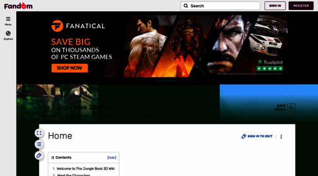 jungle-book-3d.fandom.com - Jungle Book 3D Wiki | Fandom - Jungle Book ...