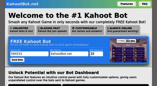 kahootbot.net - Kahoot Bot | #1 FREE Kahoot Sm... - Kahoot Bot