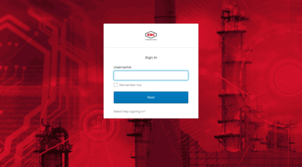 kbc-intranet.kbcat.com - KBC Advanced Technologies - Si... - KBC ...