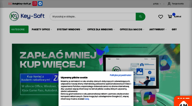 key-soft.pl - Tanie klucze aktywacyjne, opro... - Key Soft