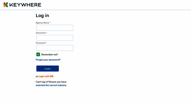 keywhere.inspectrealestate.com.au - Log in - KeyWhere - Key Where ...