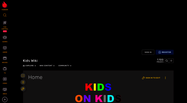 kids.wikia.com - Kids Wiki | Fandom - Kids Wiki A