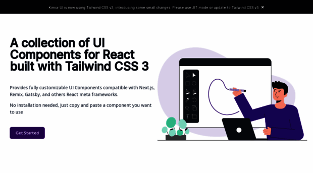 kimia-ui.vercel.app - Kimia-UI - UI Components for R... - Kimia UI Vercel