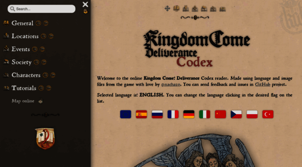 kingdomcomecodex.github.io - Kingdom Come Deliverance Codex - Kingdom Come Codex Github