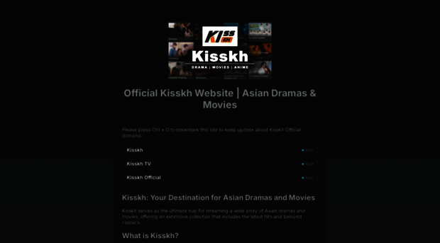 kisskh-drama.pages.dev - Official Kisskh Website | Asia... - Kisskh Drama Pages