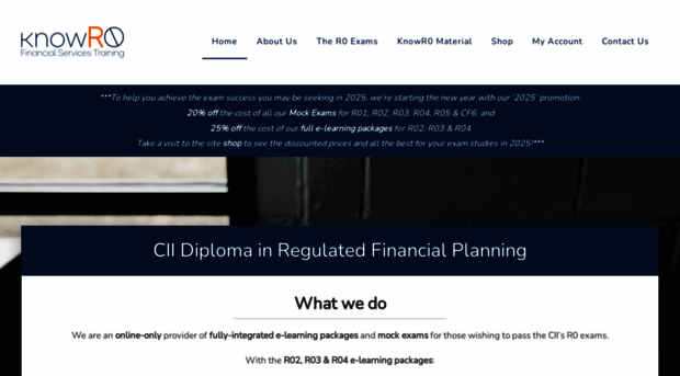 knowr0.co.uk - Know R0 CII Diploma | Online R... - Know R0