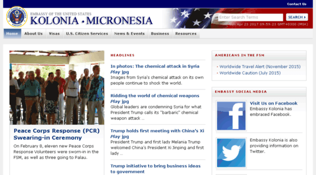kolonia.usembassy.gov - Home | Kolonia, Micronesia - E... - Kolonia Us ...